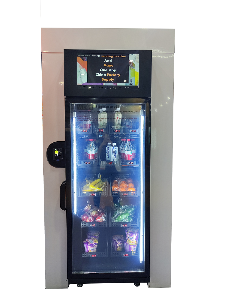 snack drink smart fridge coffee vending machine for office